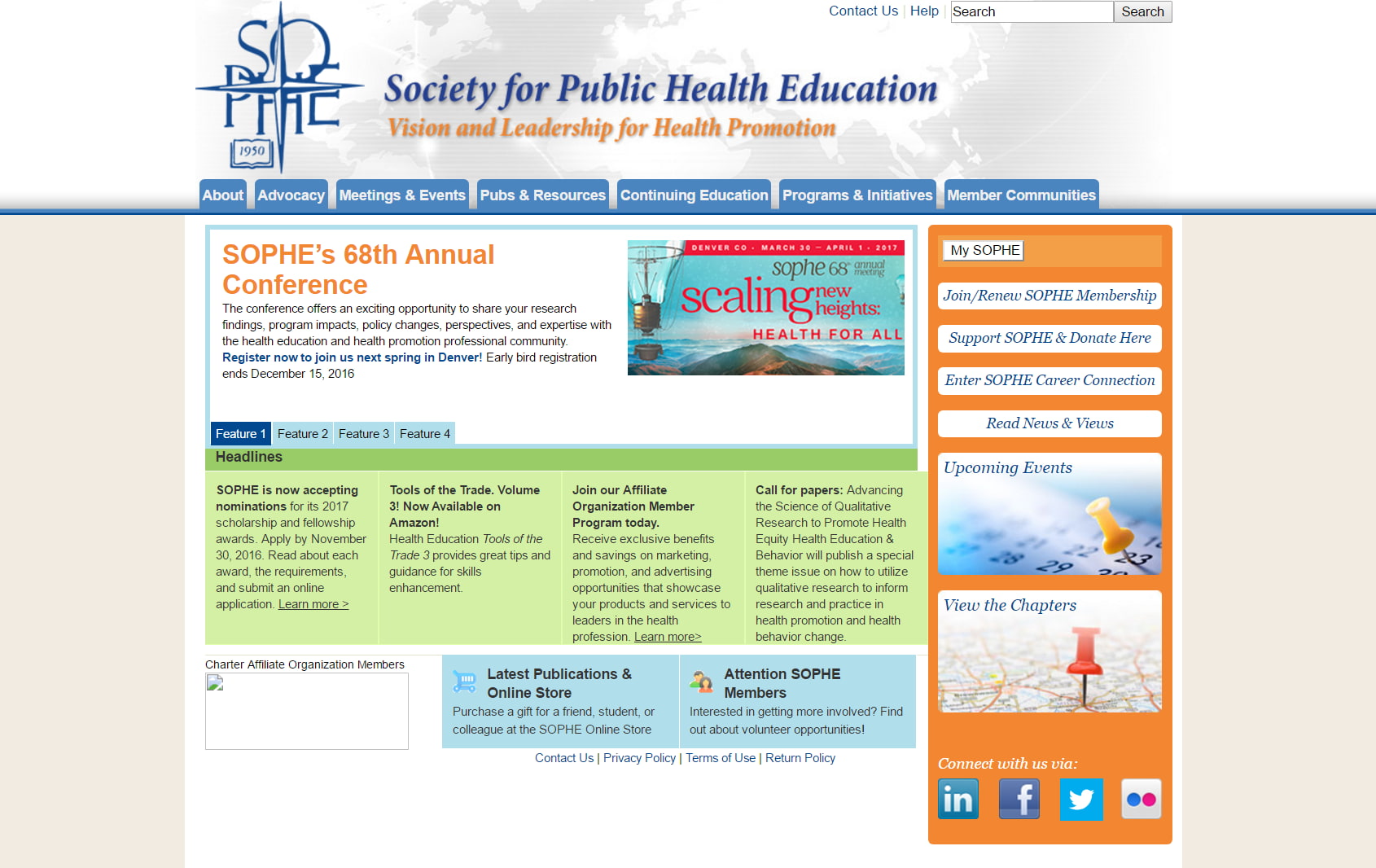 Society for Public Health Education | Portfolio | The Ivy Group